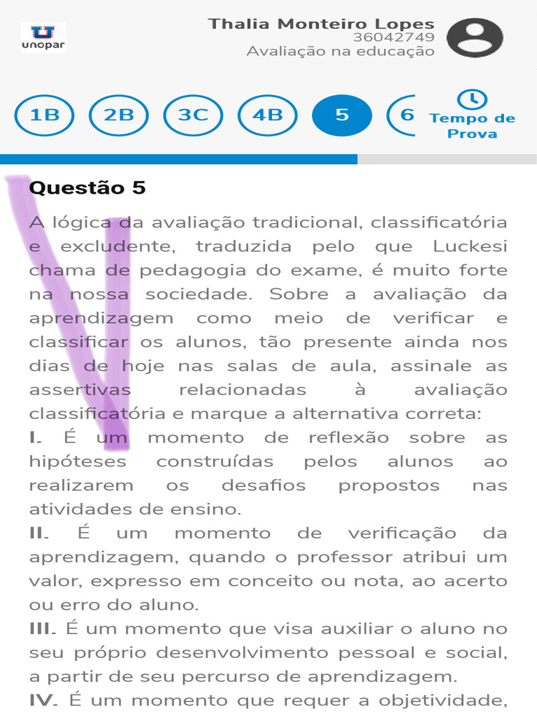 Avaliação Classificatória na Educação | PDF