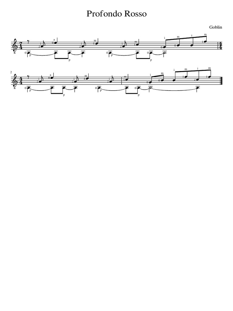 Profondo Rosso | PDF | Musical Groups | Progressive Rock