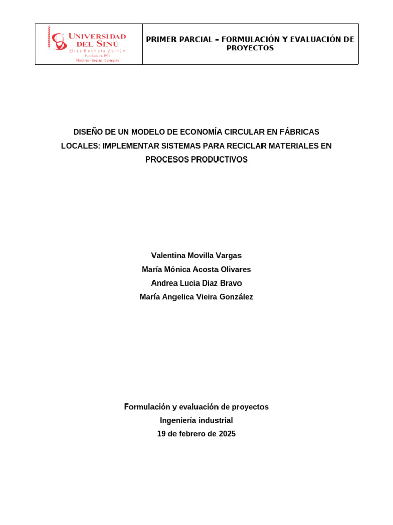 Entregable Primer Parcial | PDF | Residuos | Reciclaje
