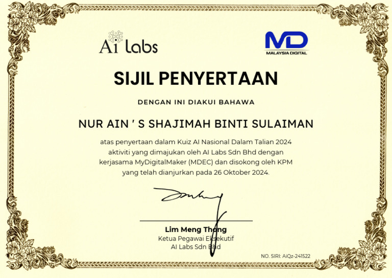 AiQz-241522 - Certified AI Instructor | PDF