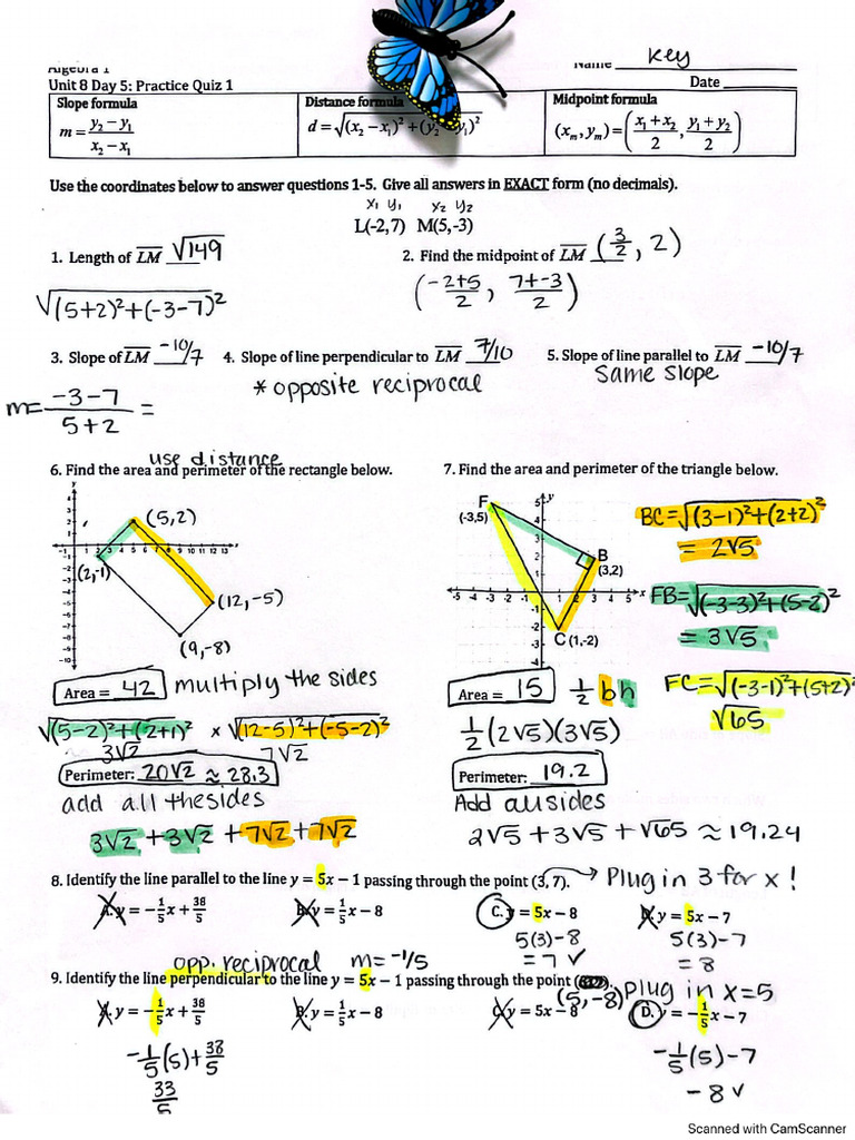 D5 Practice Key | PDF