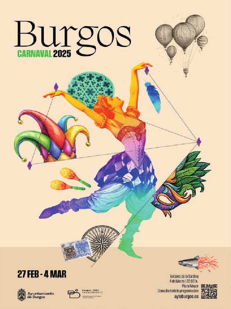 Programa Carnaval Burgos 2025 | PDF | Carnaval | Bailes