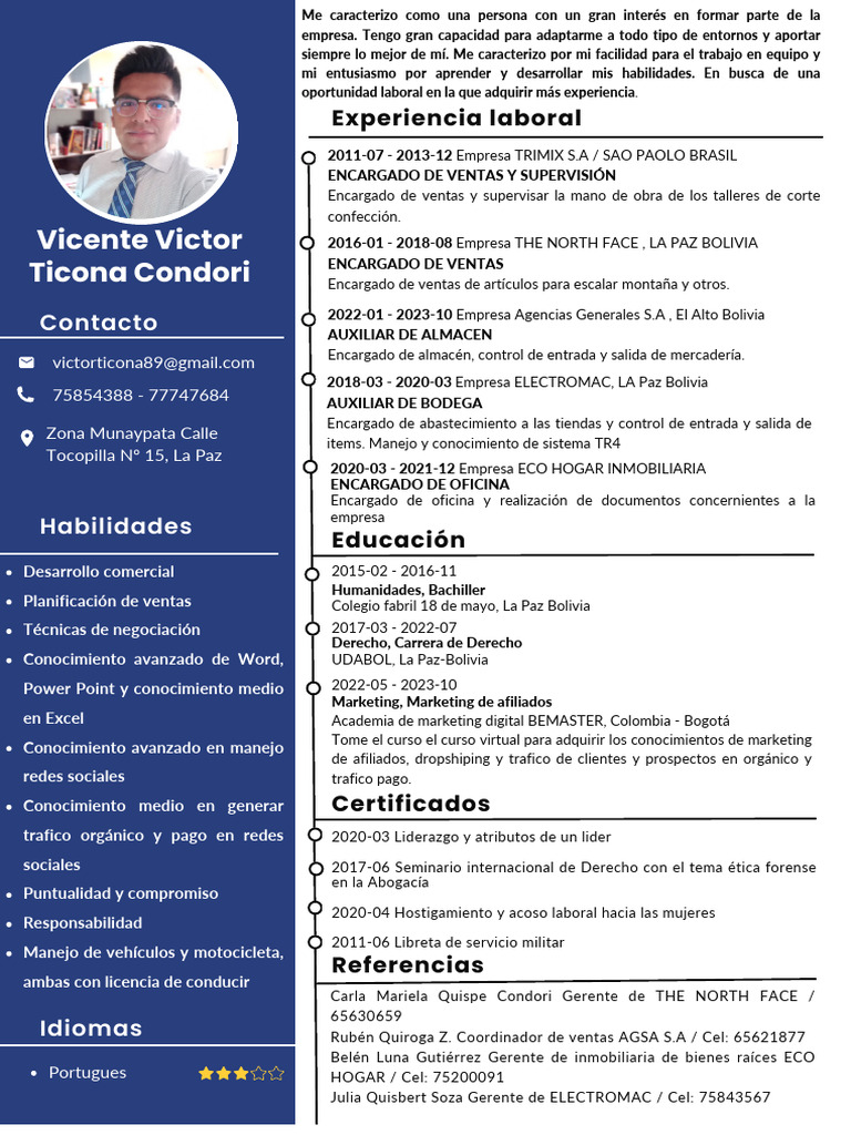 Victor Vicente Ticona | PDF