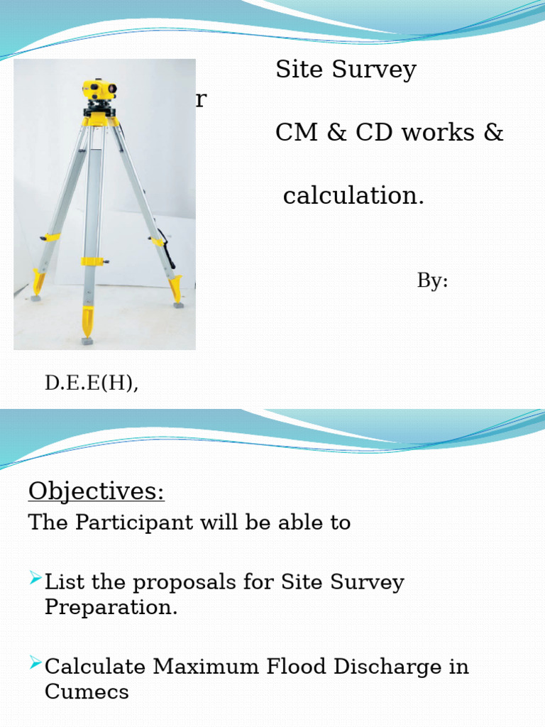 Site Survey Proposals | PDF