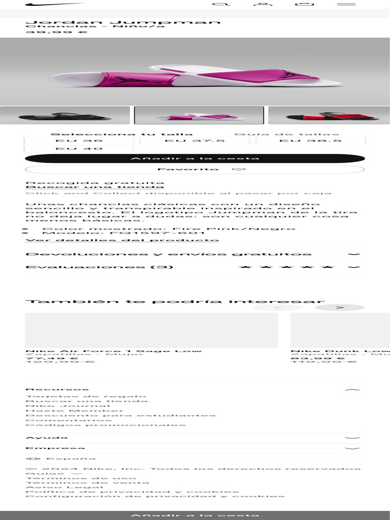 Jordan Jumpman Chanclas - Niñoa. Nike ES | PDF