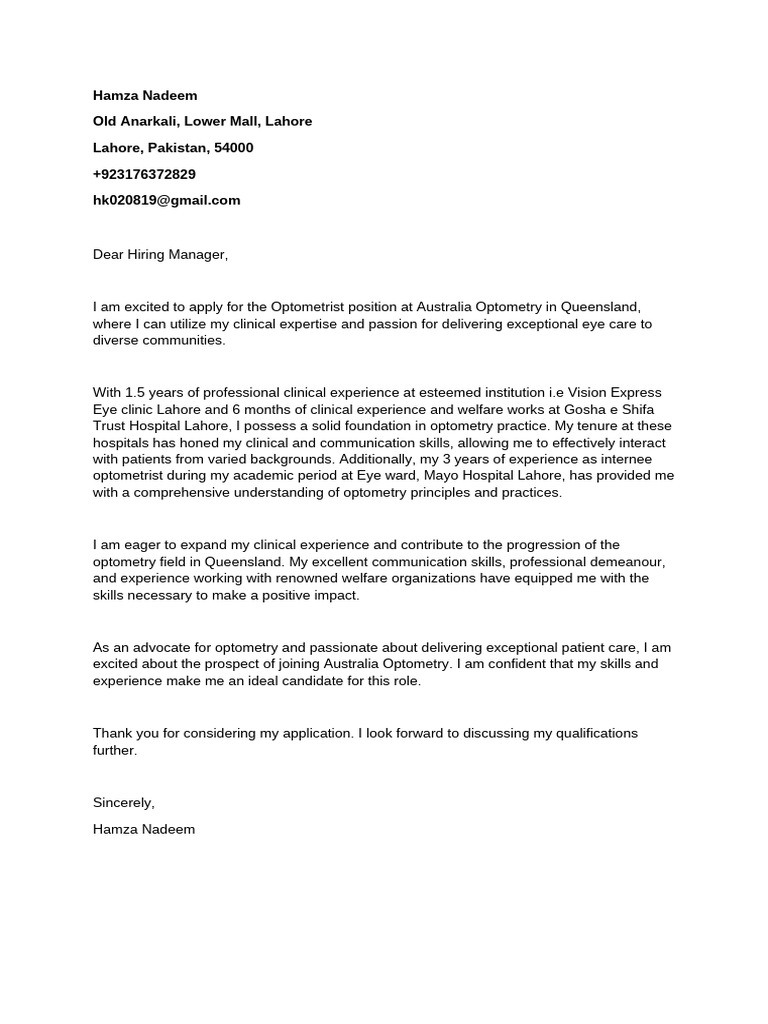 CL Hamza Nadeem | PDF