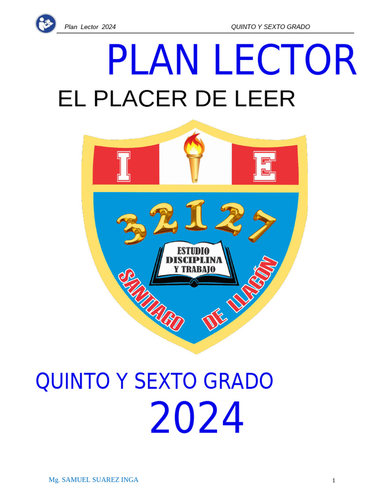 5 To y 6to - Planb Lector - Con Lecturas Selectas - 2024 | PDF | Maestros | Salón de clases