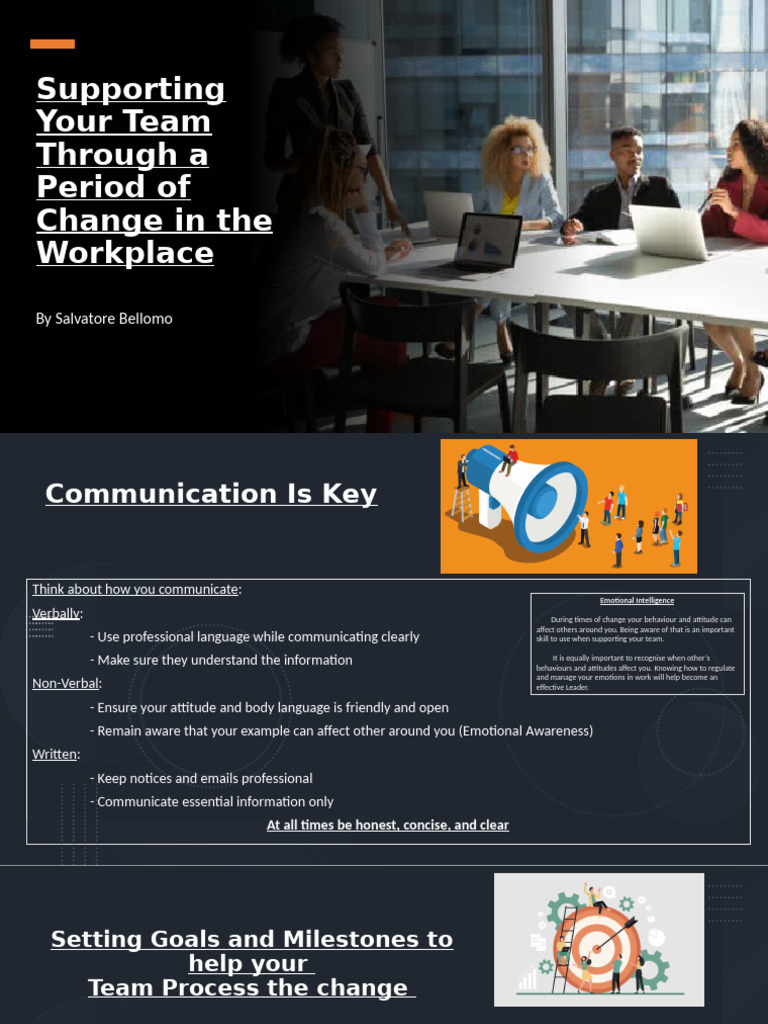 Supporting Teams Through Workplace Change | PDF | Communication ...