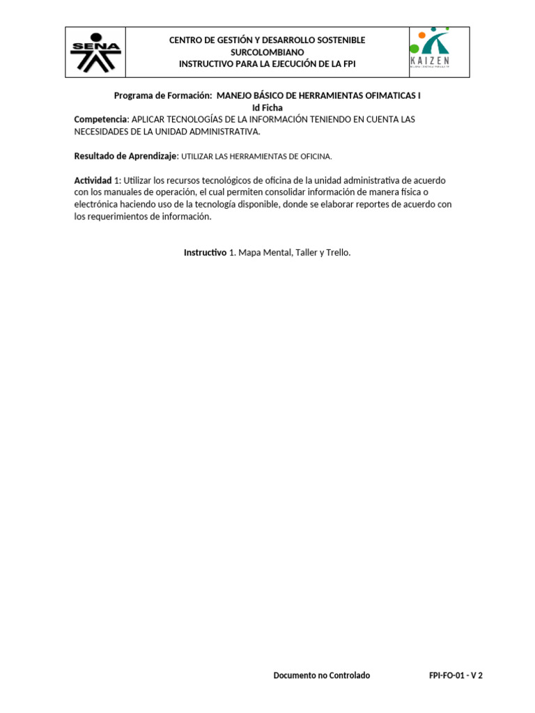 Instructivo No 1 Mapa Mental | PDF | Internet | Software