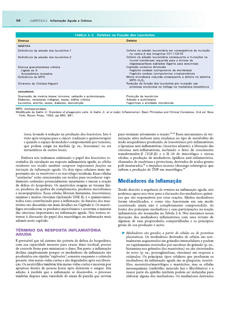 TEXTO Mediadores Químicos_Robins | PDF