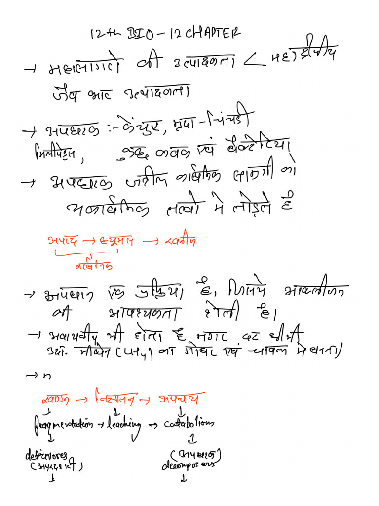 12th BIO - 12 CHAPTER | PDF