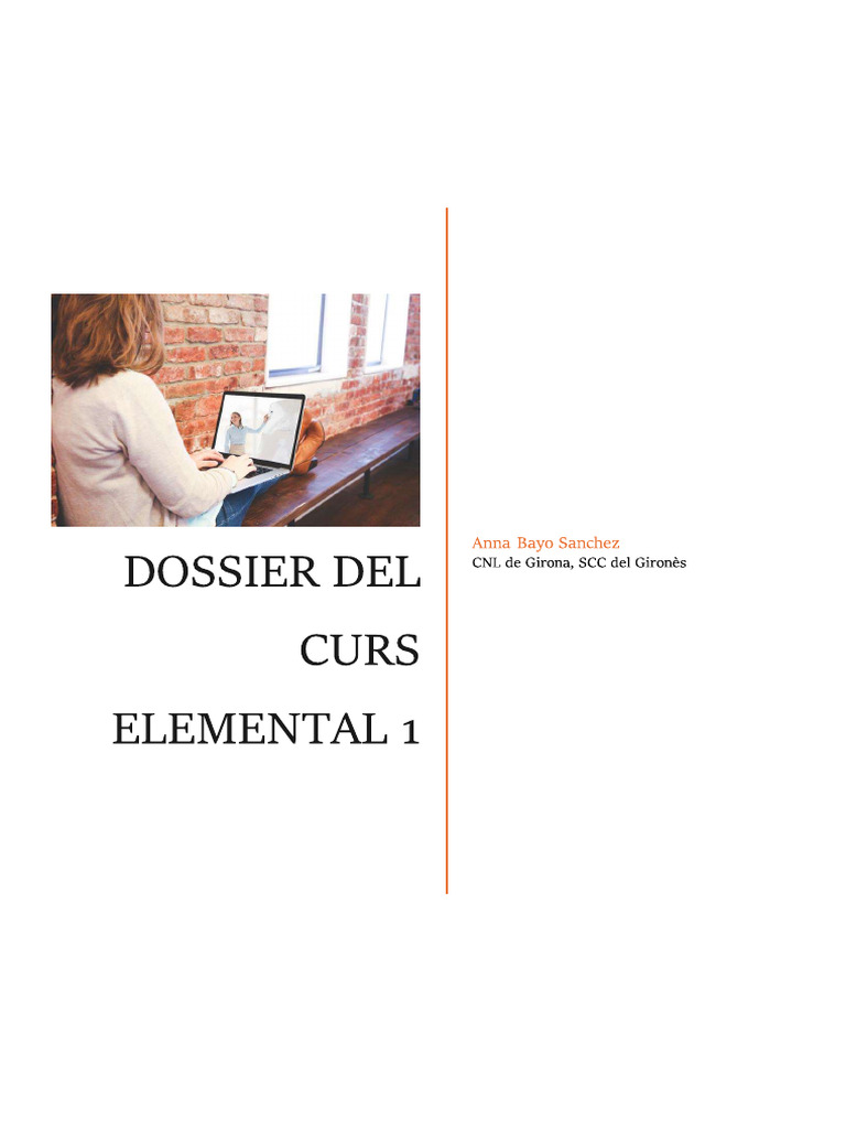 Dossier E1 Unitat 1 | PDF