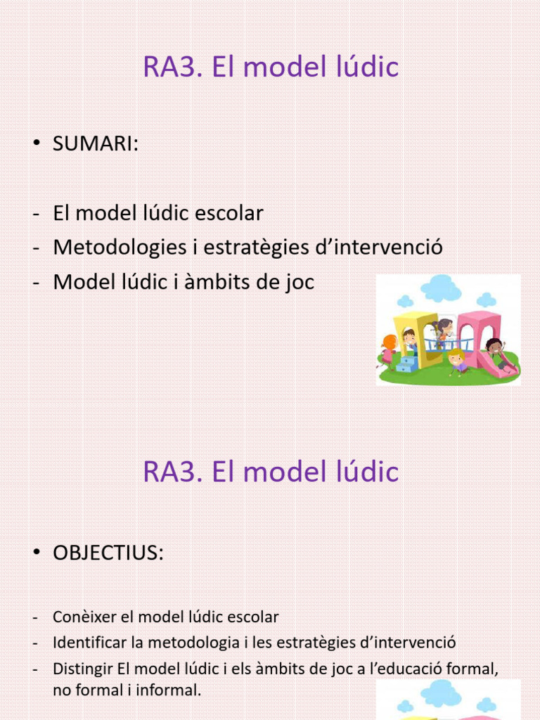 MP13. RA3 El Model Lúdic | PDF