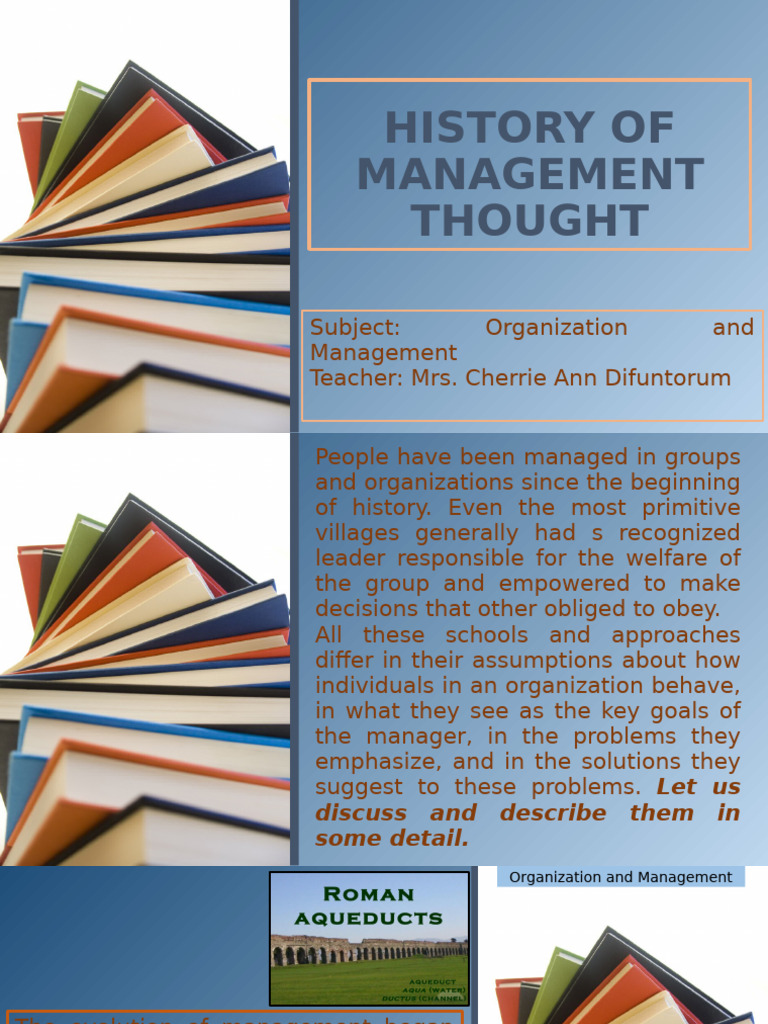 Module 2 HISTORY OF MANAGEMENT THOUGHT | PDF | System | Feedback