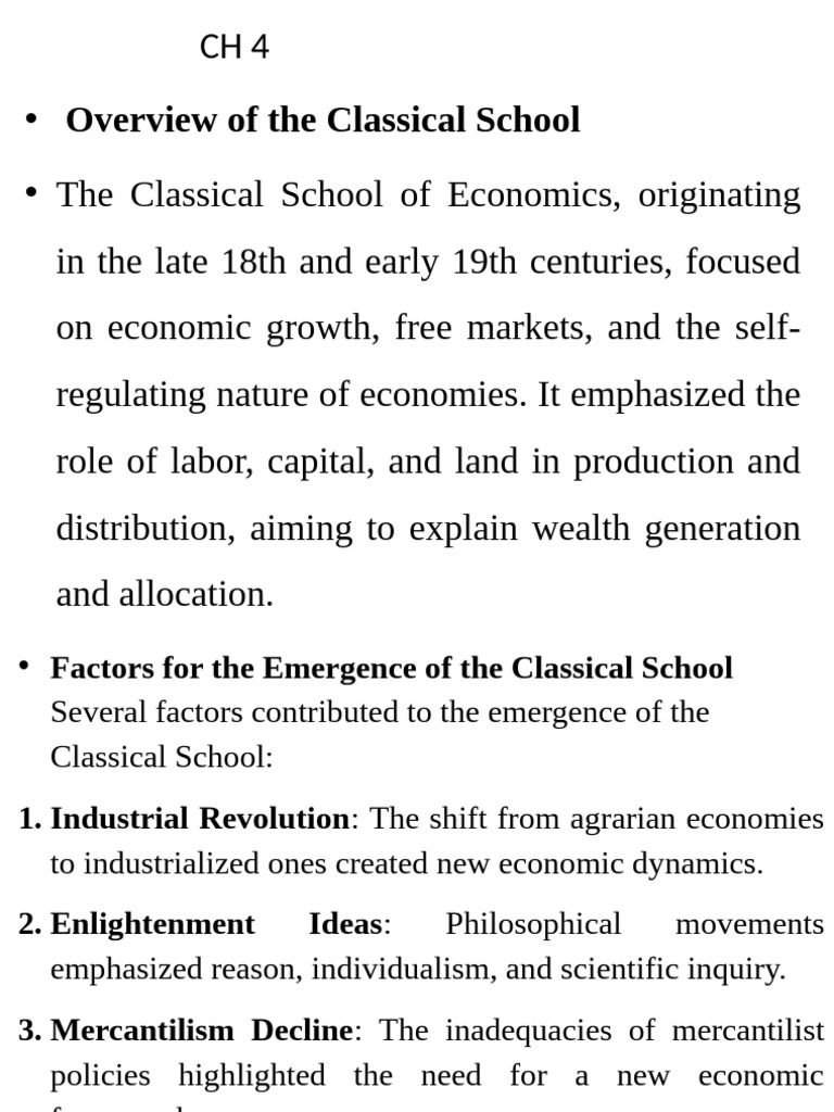 Thought Ch 4 | PDF | Classical Economics | Value (Economics)