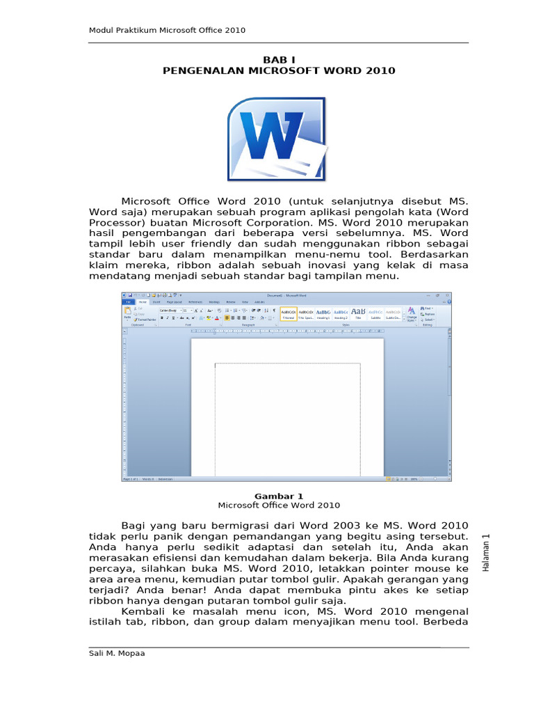Micrsoft Modul Word, Excel dan Power Point 2010 | PDF