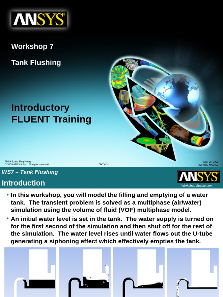 Flash Tank Simulation Using Multi Phase Module Fluent | PDF