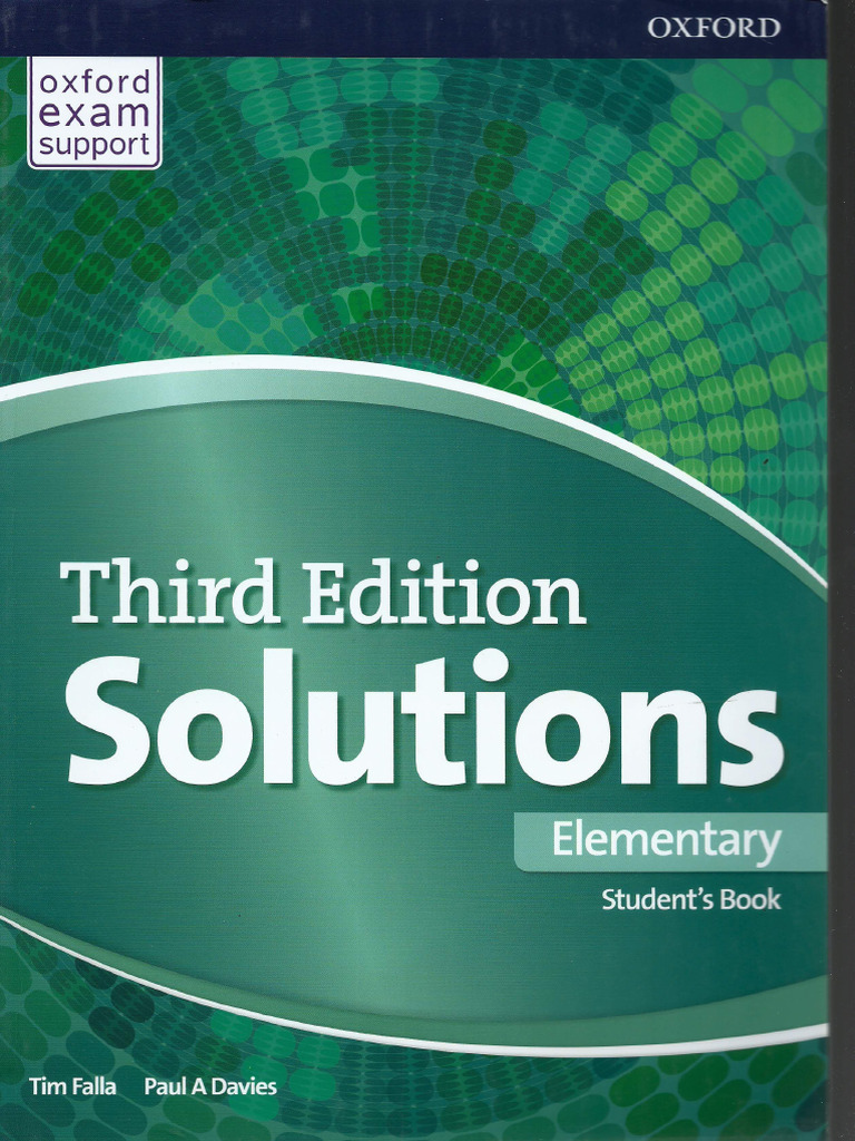 Solutions Elementary - Third Edition - SB | PDF