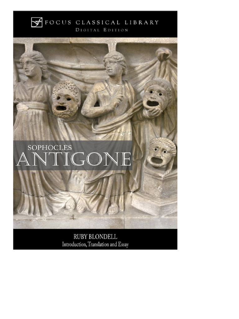 Antigone: Translation and Analysis by Blondell | PDF | Sophocles | Oedipus