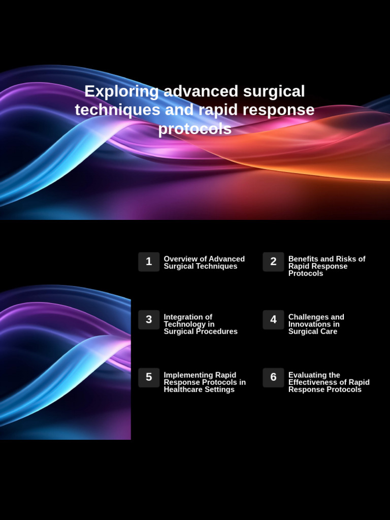 14.3. Advanced Surgical Techniques and Rapid Response Protocols | PDF ...