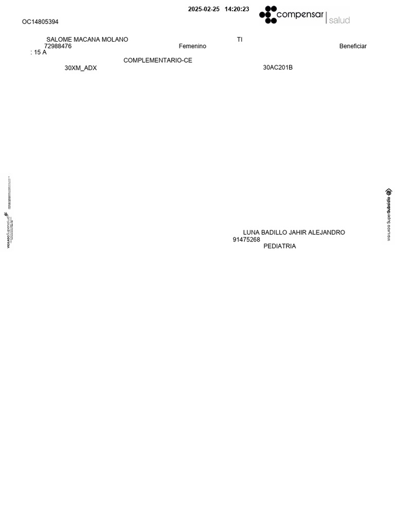 514918908-orden-medica-compensar (2) (1) | PDF