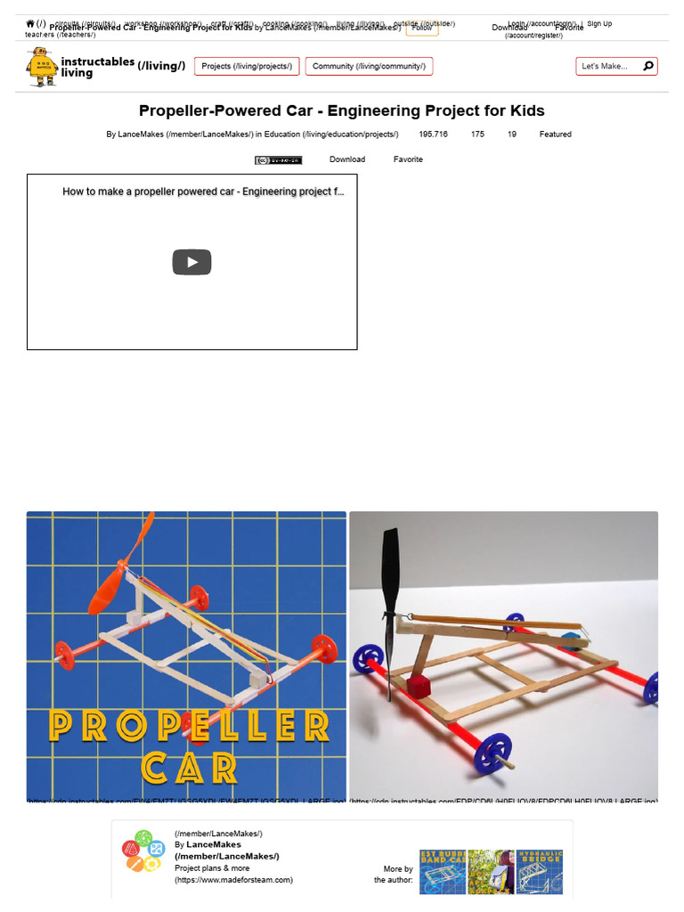 Propeller-Powered Car - Engineering Project For Kids - 3 Steps (With ...