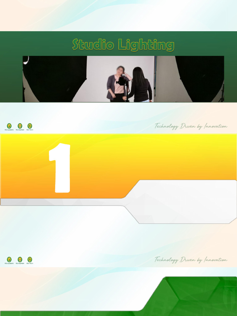 Module 7 Studio Lighting One Light Setup and Multiple Light Setup | PDF ...