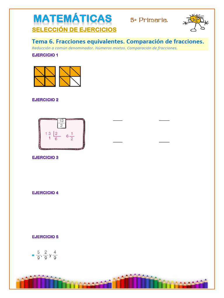 5mat Tema6 Ejercicios | PDF