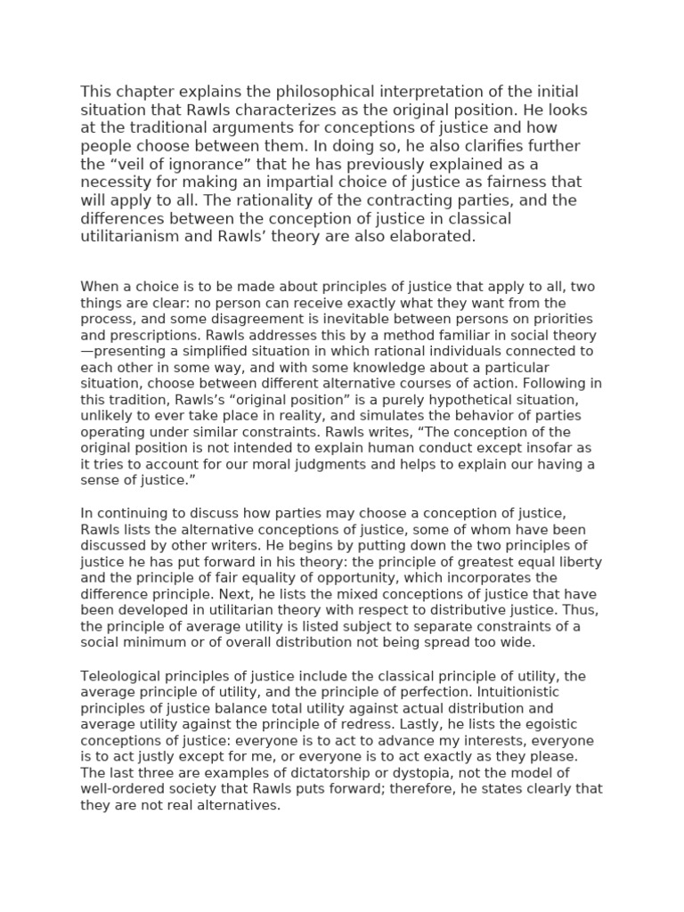 This Chapter Explains The Philosophical Interpretation of The Initial ...