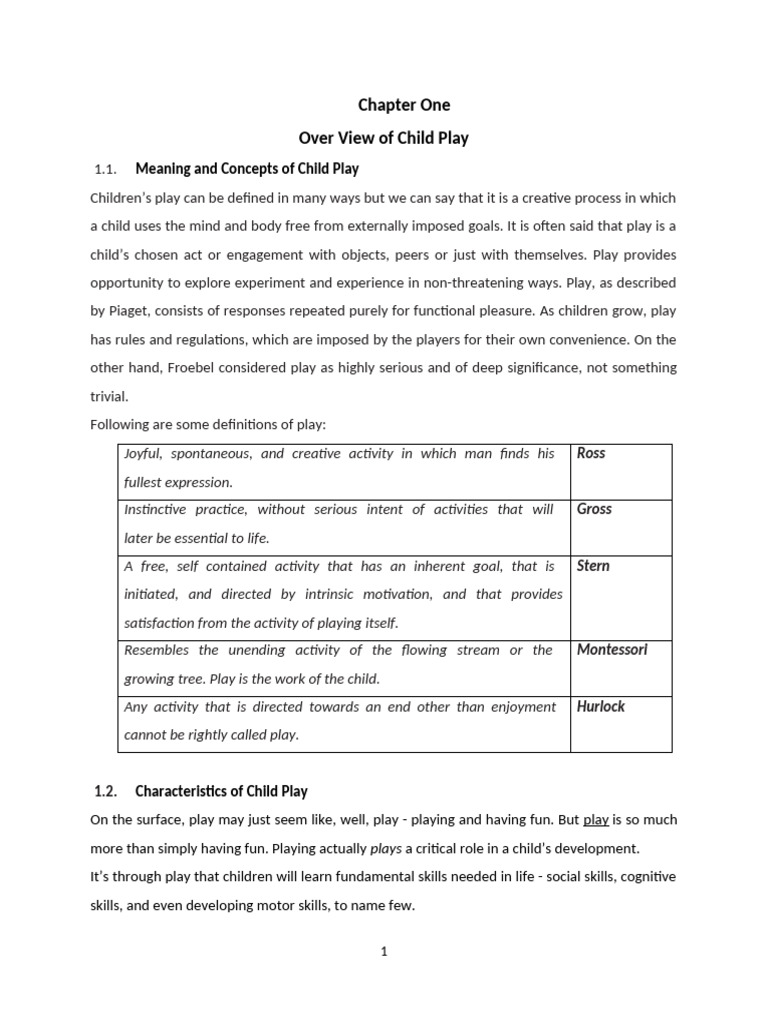 Play Chapter One (PPEC 1222) | PDF | Nonverbal Communication | Communication