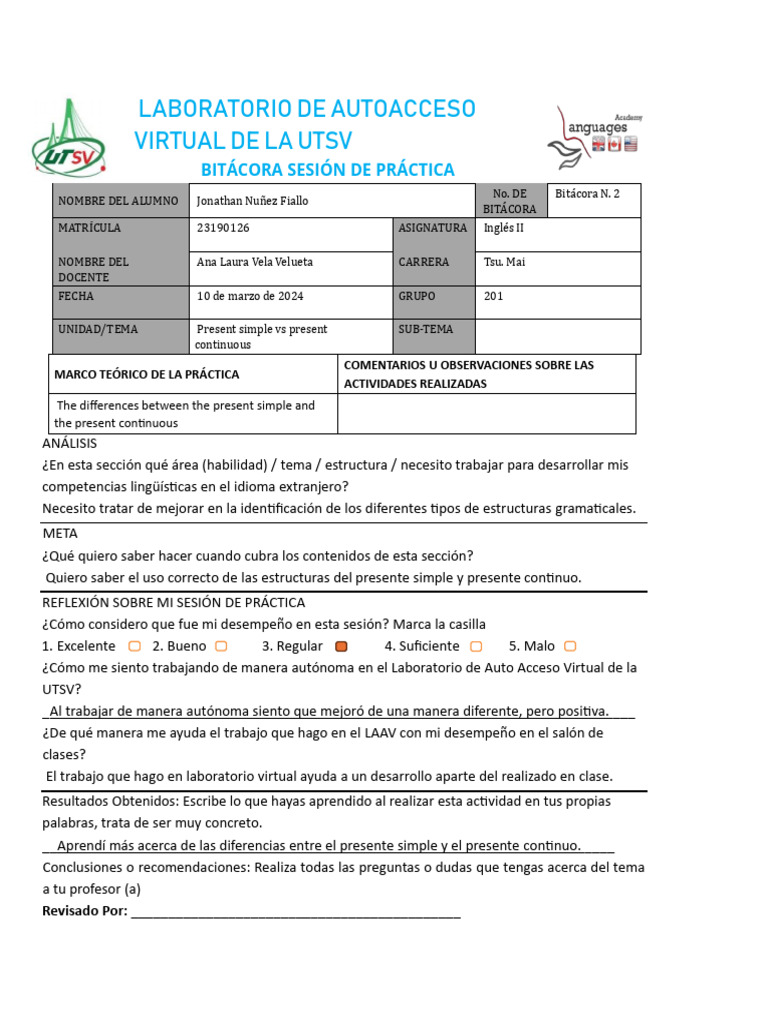 Bitacora 2 | PDF | Aprendizaje | Comunicación humana