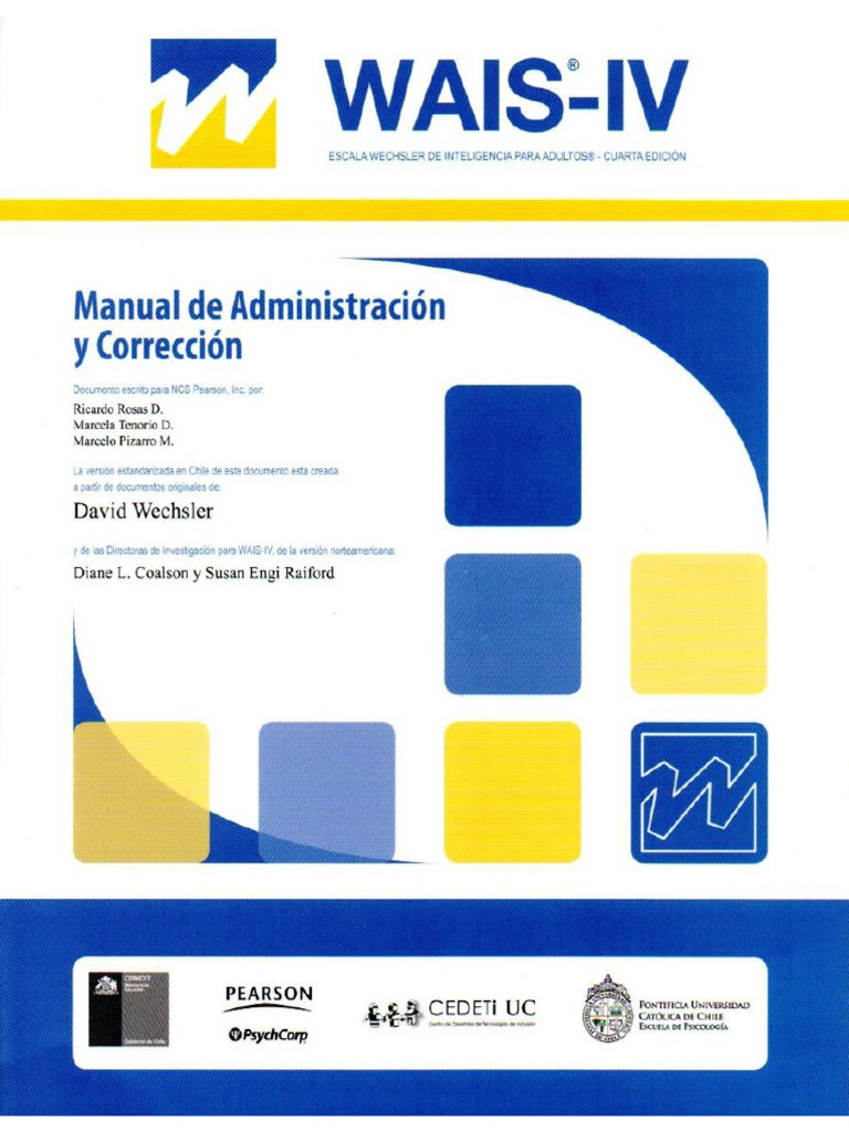 Wais-IV Version Chilena | PDF