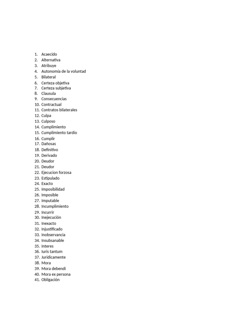 Términos Clave en Contratos Bilaterales | PDF
