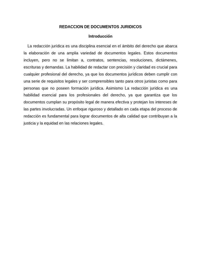 Redaccion de Documentos Juridicos | PDF | Caso de ley | Regulación