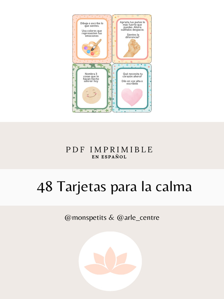 ESP 48 Tarjetas para La Calma | PDF