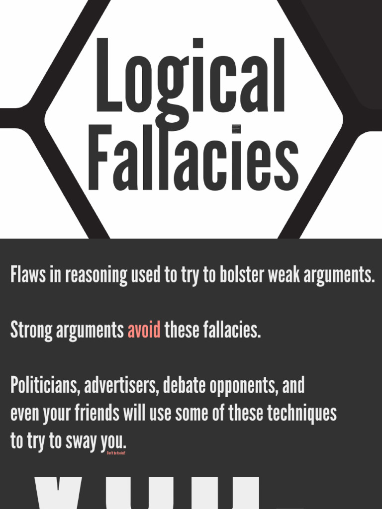319 - Logical Fallacies | PDF