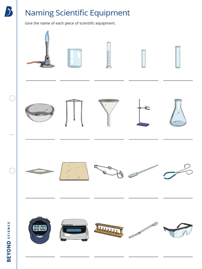 Yong Shun Wong - Naming Scientific Equipment Worksheet | PDF