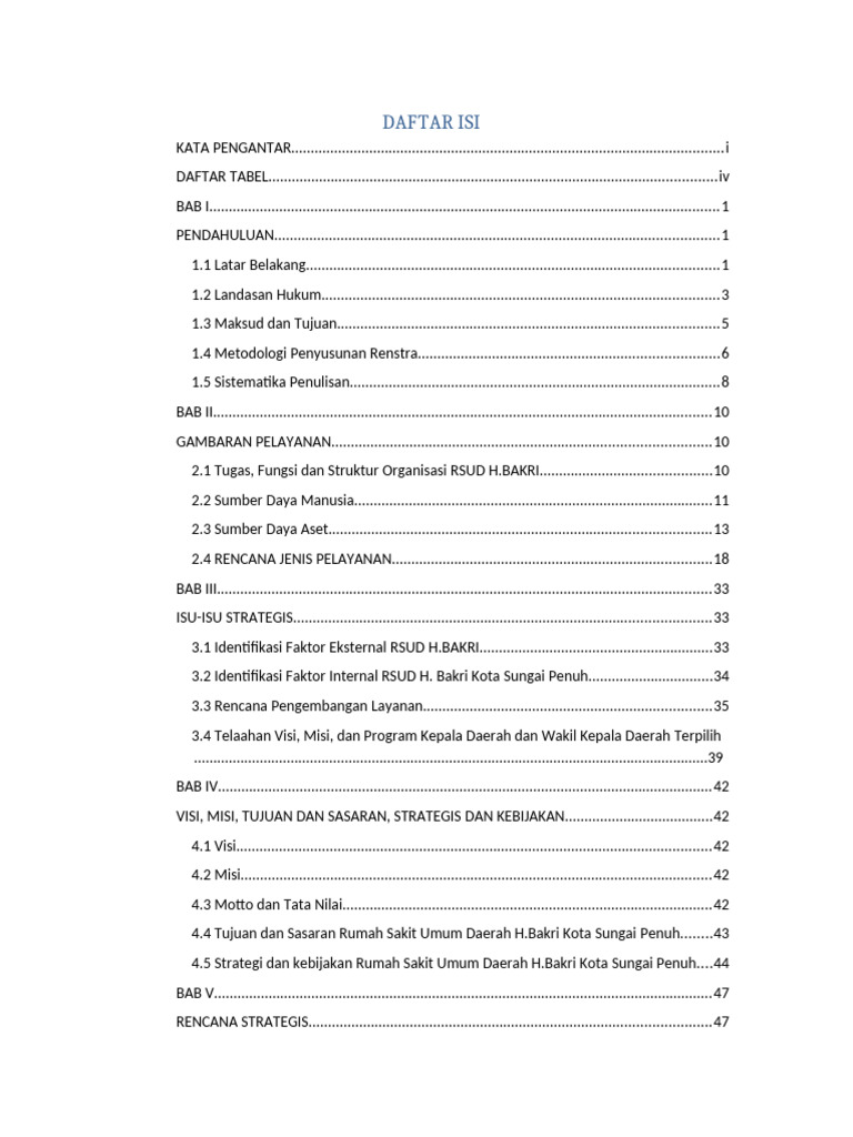 DAFTAR Ringkasan | PDF