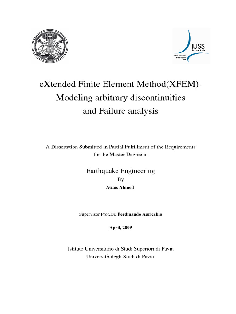 ahmed-msc | PDF | Finite Element Method | Fracture