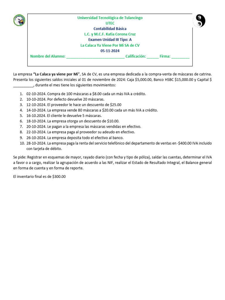 La Calaca Ya Viene Por Mi-1 | PDF