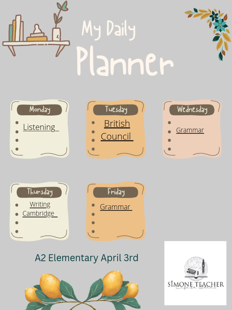 A2 Elementary 3rd April | PDF