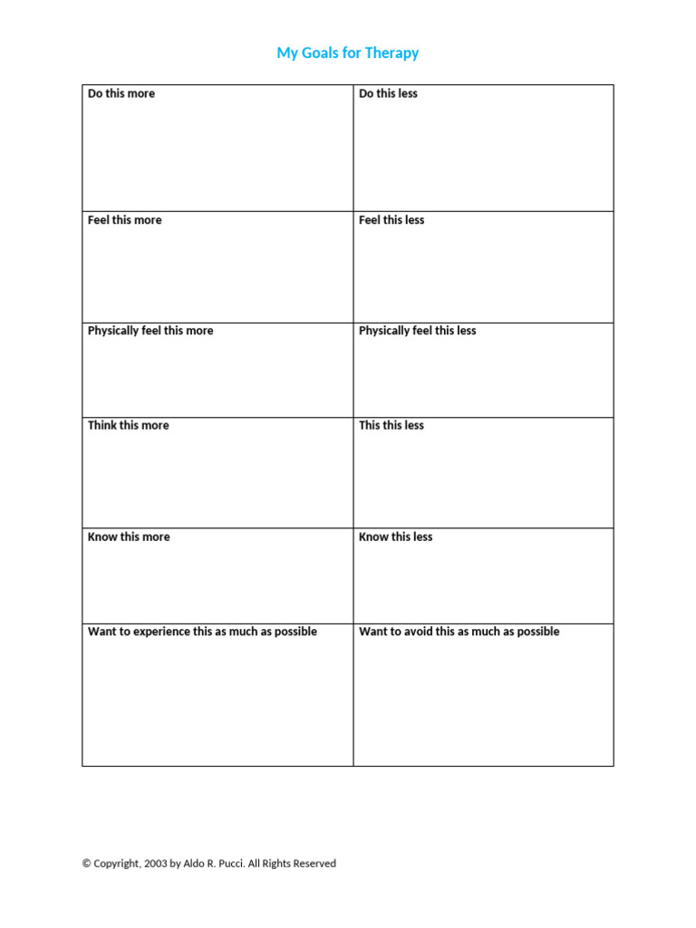 RLT Goals Grid and LG | PDF