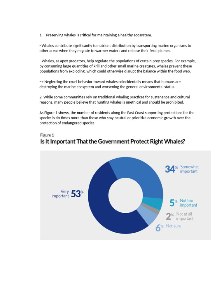 Importance of Whale Conservation | PDF