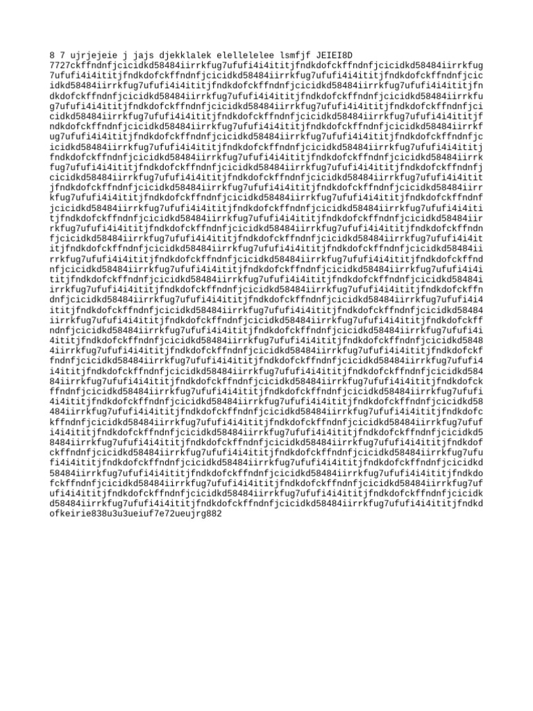 Random Text Sequence Analysis | PDF