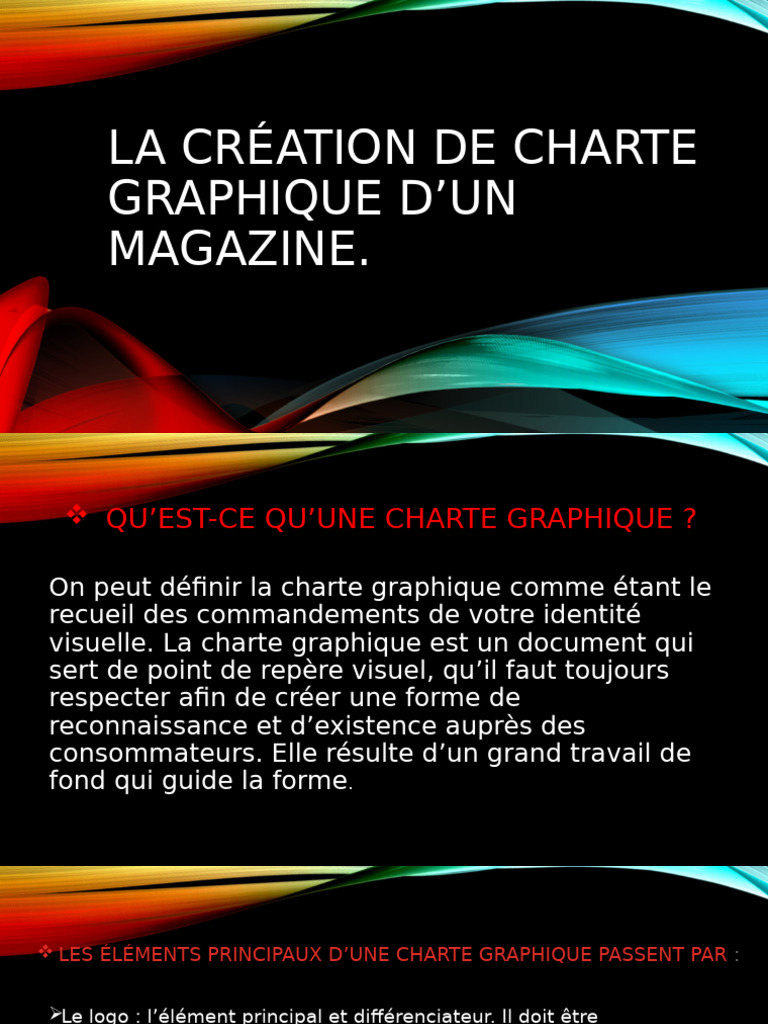 Création de la charte graphique magazine | PDF | Marque | Logos