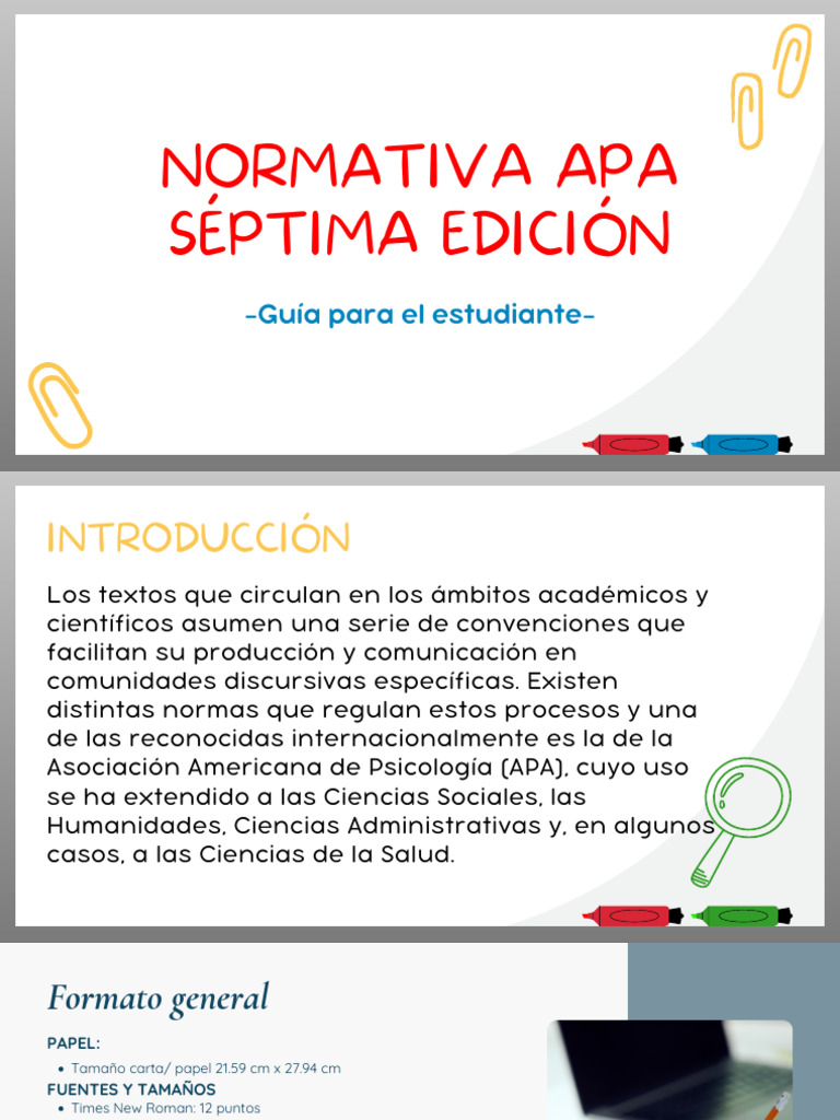 Normativa APA | PDF | Estilo apa | Citación