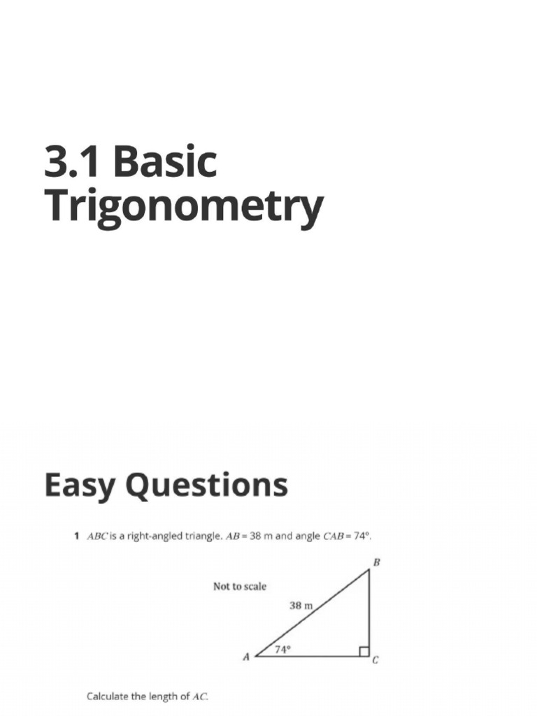 3 1 Basic Trigonometry OxvR6w2dTAIYjsMt | PDF