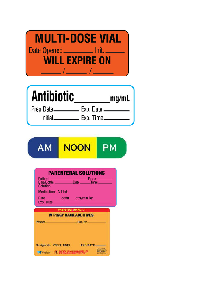 Contoh Label Dispensing | PDF