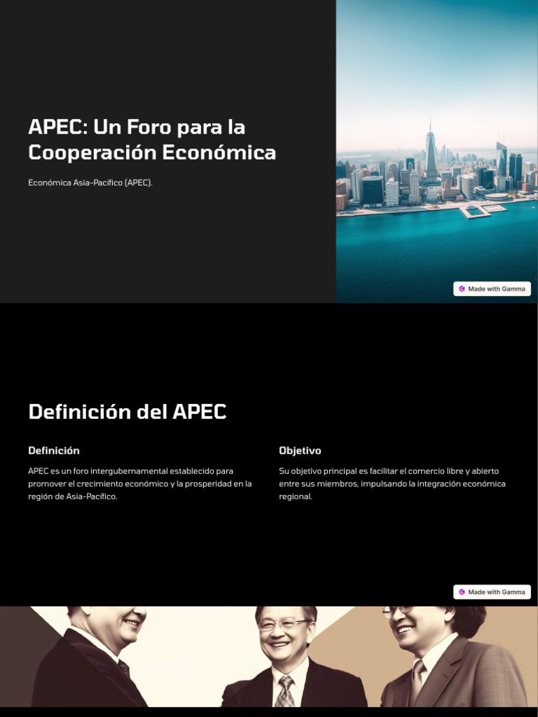 APEC Un Foro para La Cooperacion Economica | PDF | Cooperacion economica Asia Pacifico | Economias