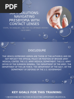 Air Optix Multi Focal Fitting Guide | PDF | Eye | Visual System